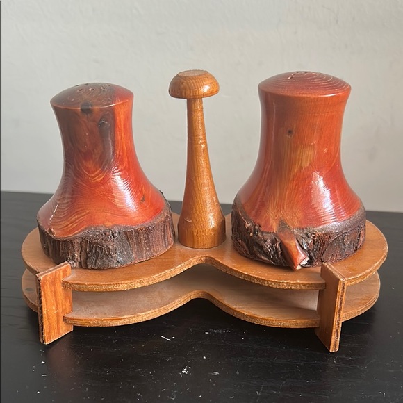 Kitchen | Rustic Wooden Salt And Pepper Shakers | Poshmark
